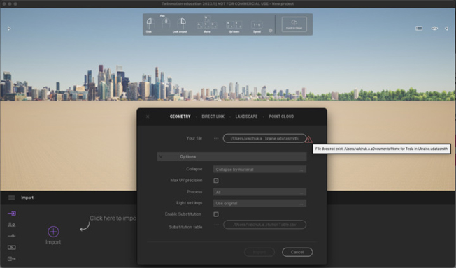 How to fix the ‘Twinmotion cannot import the file’ error?