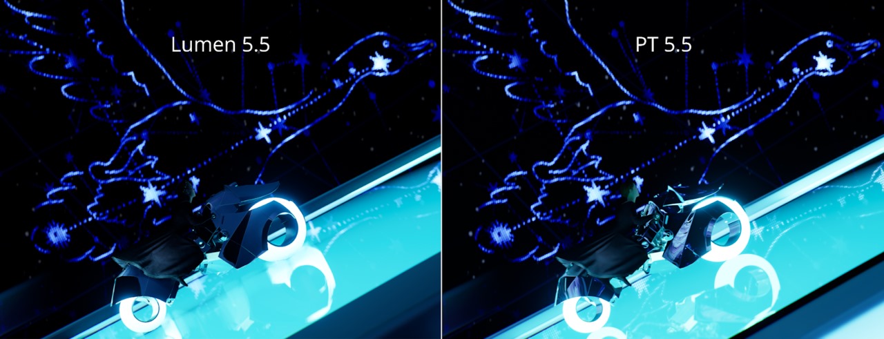 Unreal Engine 5.5에서 Lumen과 Path Tracer 중 어느 것이 더 나을까? | iRender