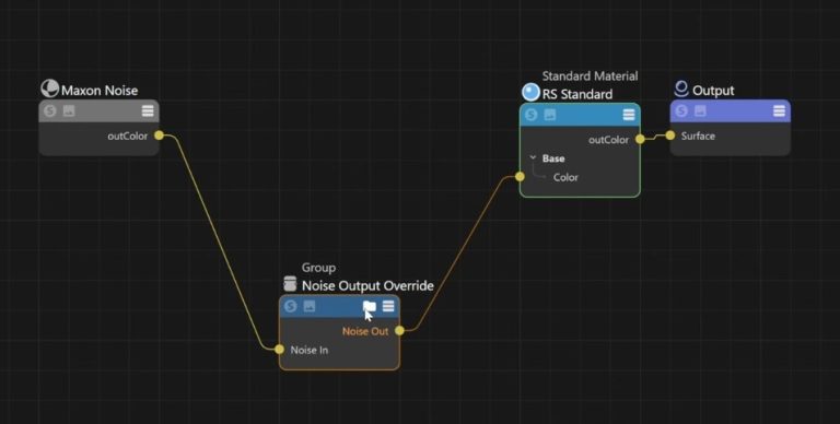 How to Create a Noise Output Override Node in Cinema 4D? | Cinema 4D ...