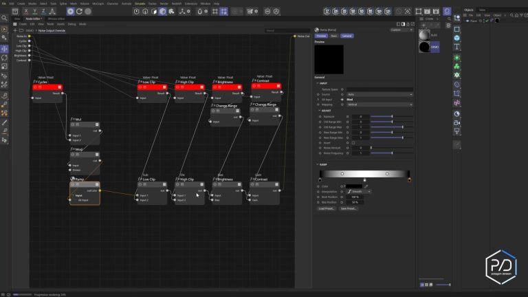 How to Create a Noise Output Override Node in Cinema 4D? | Cinema 4D ...