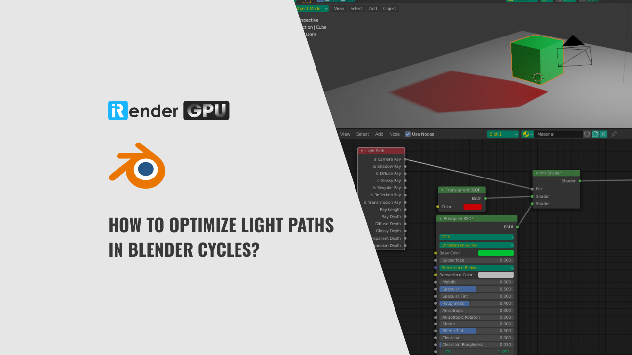 How to Optimize Light Paths in Blender Cycles? | Blender Render farm