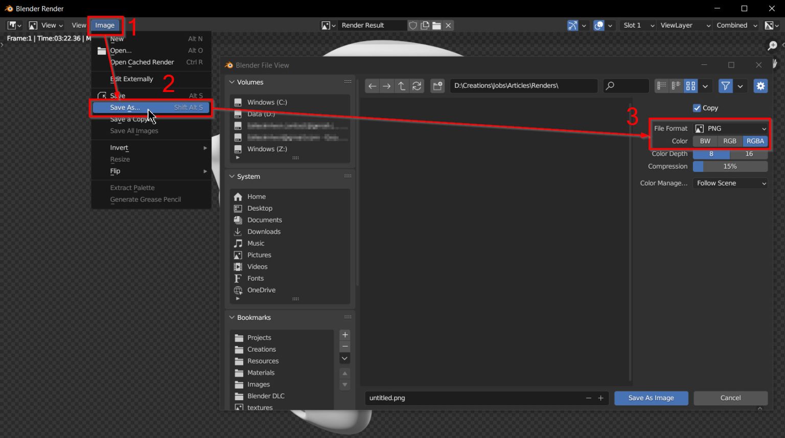 How to Render with a Transparent Background in Blender? | Blender ...