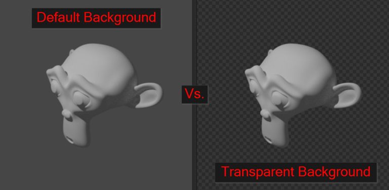 How to Render with a Transparent Background in Blender? | Blender ...