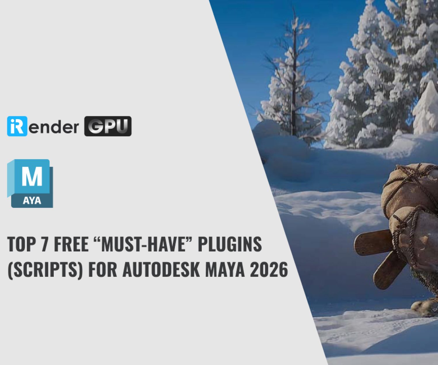 Top 7 Free “Must-Have” Plugins (Scripts) for Autodesk Maya 2026 | Maya render farm