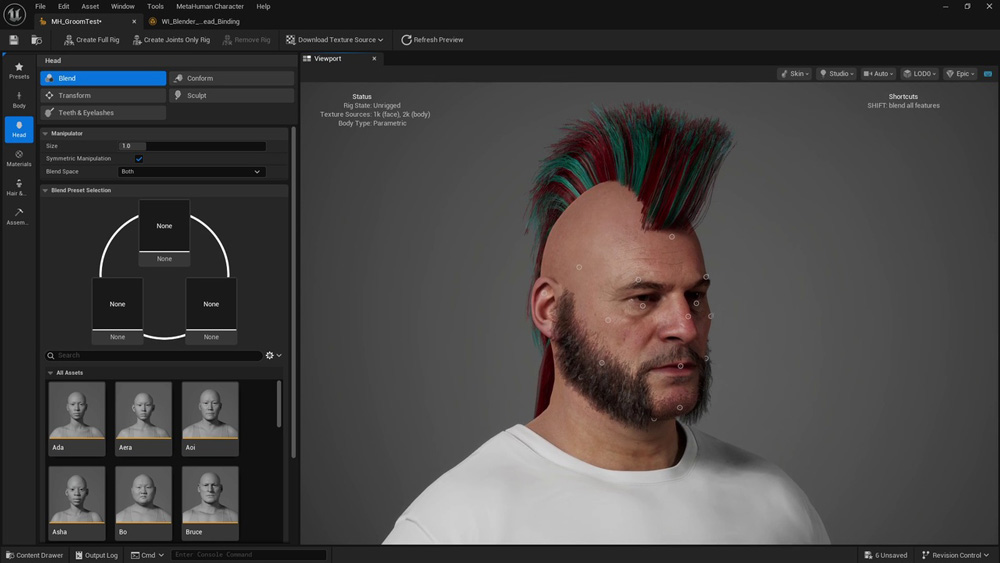 Integrating Blender Hair into Unreal Engine Groom System | Unreal ...
