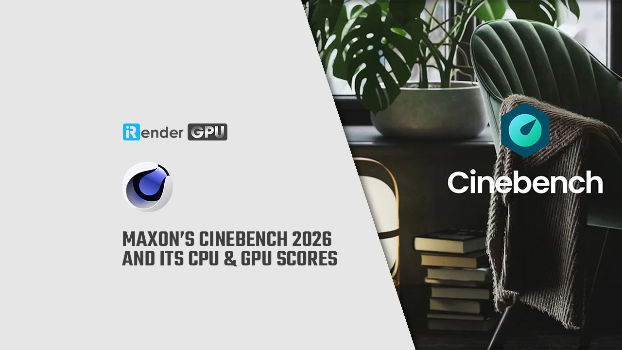 Maxon의 Cinebench 2026과 CPU & GPU 점수 분석 | iRender – 한국 크리에이터를 위한 GPU 클라우드 렌더팜